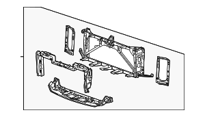 2015-2020 GMC Headlamp and Grille Mount Panel 23266741 GM ...
