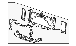 2015-2020 GMC Mount Panel 23266741 | TascaParts.com