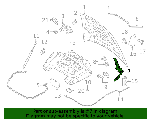 Hinge Primed 971-823-295-BY-GRV | Sunset Porsche Parts