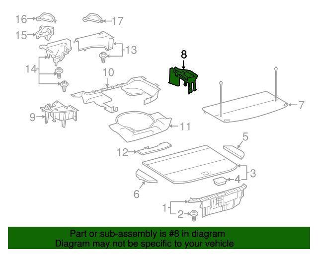 64995-78030 - Compartment Box For 2018-2021 Lexus | Lexus OE Parts