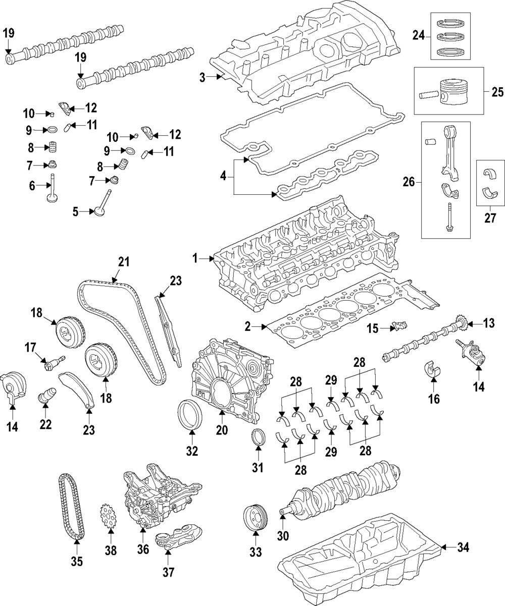 2016-2024 BMW | Balance Shaft Assembly | 11-37-8-630-463 | BMW OEM ...