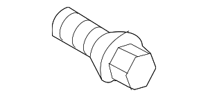 8R0-601-295 - Wheel Bolt 2009-2023 Audi | Audi OEM Parts