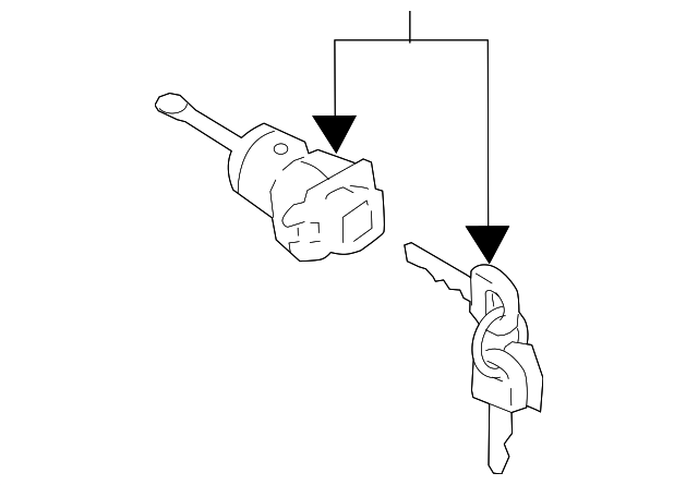 81970-3SA00 - Door Lock Cylinder 2011-2015 Hyundai Sonata | Group 1 ...