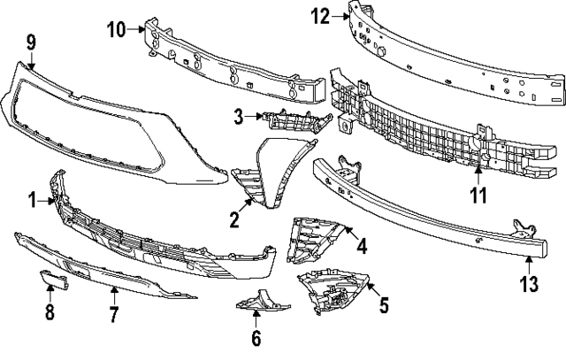 2024 Chevrolet Blazer EV Lamp Bezel 26347290 | GM Parts Center