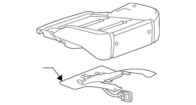 2014-2020 GM Air Bag Seat Sensor Mat 84960651 GM | GMPartsDirect.com