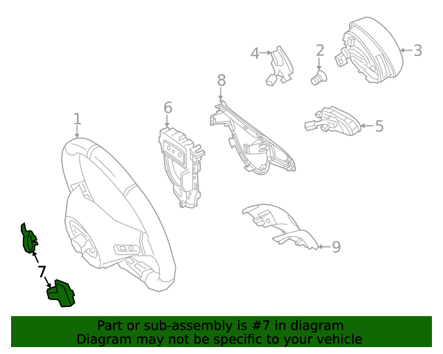 000-545-75-21 - Switch 2016-2021 Mercedes-Benz | Mercedes-Benz USA Parts