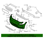 2019-2020 Jaguar I-Pace Bumper Cover T4K5982LML | JaguarParts.com