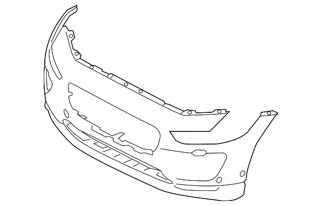 2019-2020 Jaguar I-Pace Bumper Cover T4K5982LML | OEM Parts Online