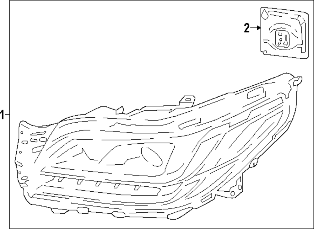 2022-2024 Lincoln Navigator | Composite Assembly | NL7Z-13008-G | Walls ...