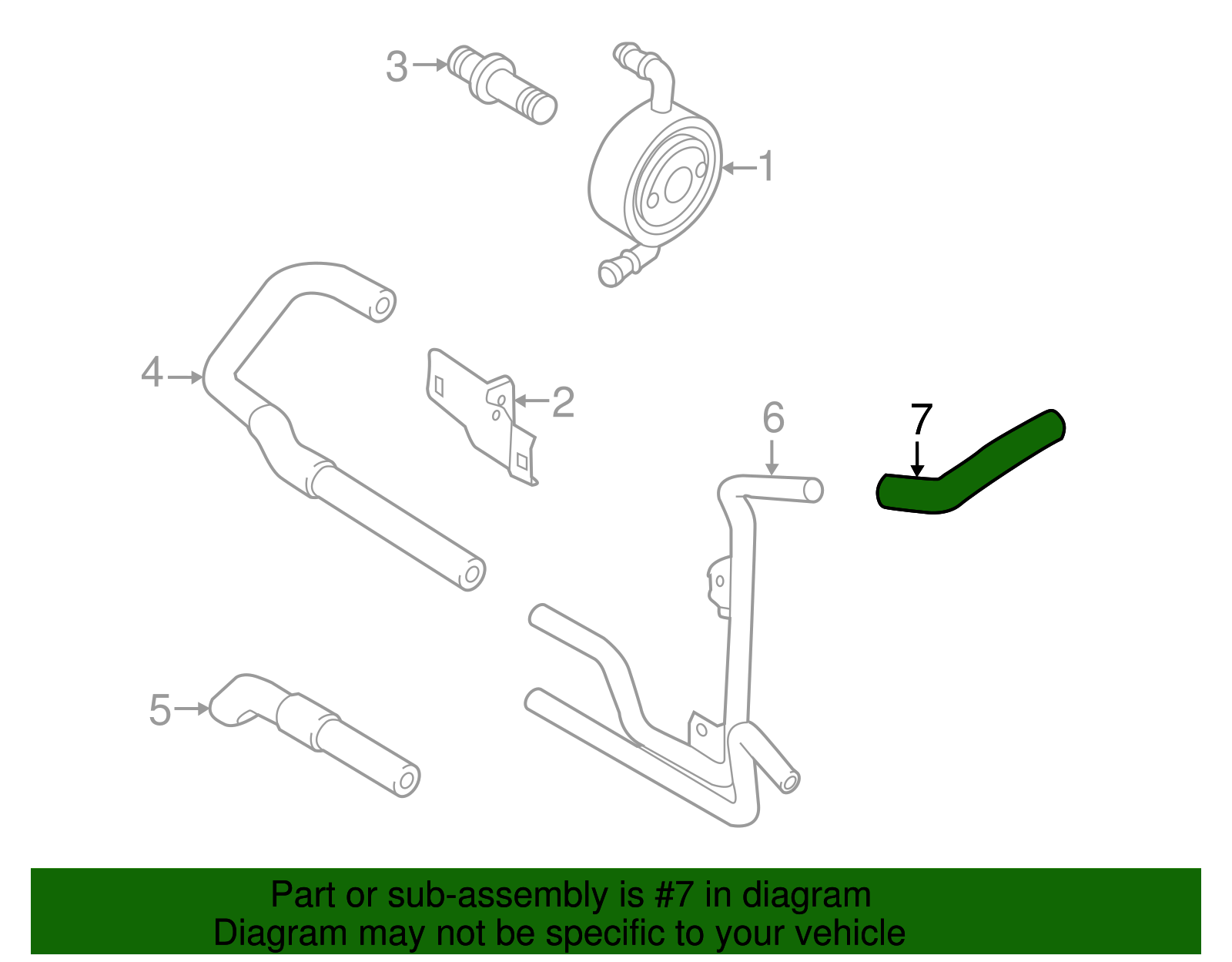 2014-2018 Infiniti Q50 Water Hose 21306-4GA1C | Infiniti of Orland Park