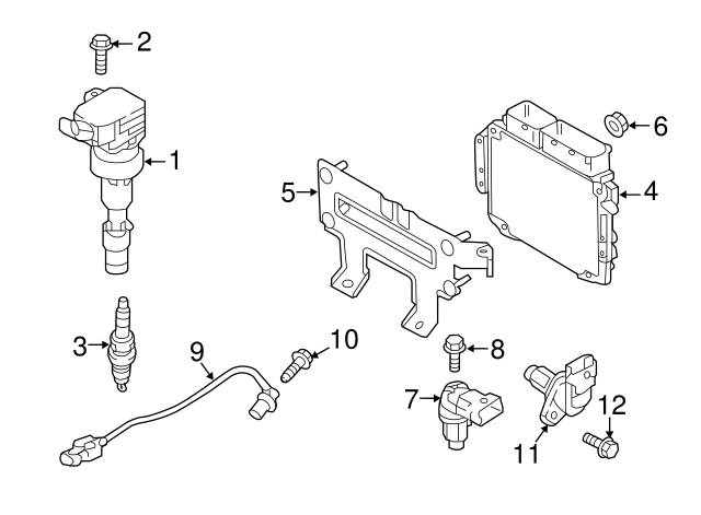 Genuine Spark Plug for 2017-2020 Hyundai Elantra | Part# 18868-08115 ...