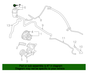 2001-2007 Mitsubishi Reservoir Cap MR369155 | Mitsubishi Parts Warehouse