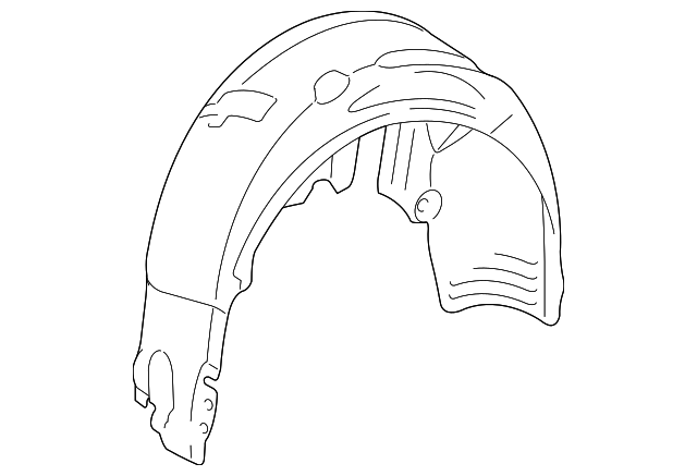 219-690-07-30 - Wheelhouse Liner 2006-2008 Mercedes-Benz | Mercedes ...