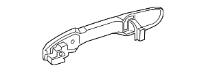 69210-06100-A1 - Handle, Outside 2018-2024 Toyota | Longo Toyota Parts