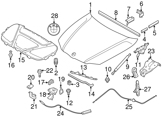 Genuine BMW 51-76-8-045-444 | Edge Guard | FREE Shipping on Most Orders ...