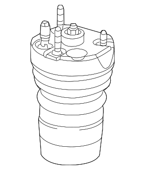 2014-2016 Porsche Panamera Air Spring 970-343-152-38 | OEM Parts Online