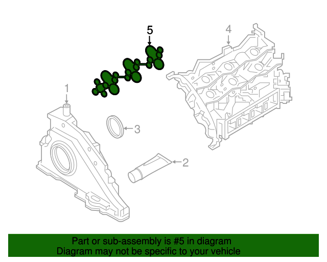 2017-2023 Porsche Valve Cover Gasket 9A7-103-649-10 | Sunset Porsche Parts