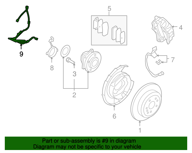 2007-2012 Hyundai Veracruz ABS Sensor Wire 91920-3J100 | OEM Parts Online