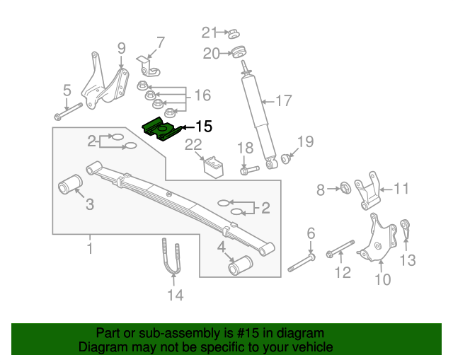 Genuine OEM Ford Part - Mount Plate F2UZ-5798-A | Genuine OEM Ford ...