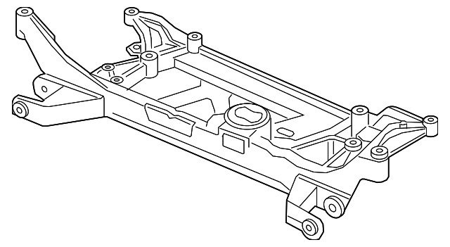 2018-2019 Audi TT Quattro Suspension Cross-Member 3Q0-199-369-E | Audi ...