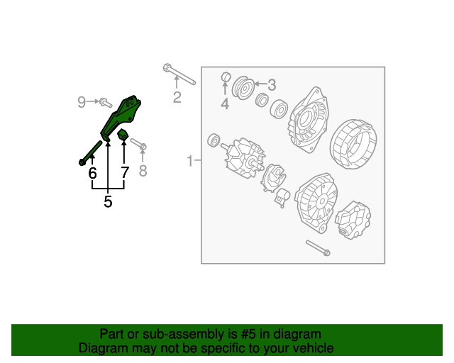 37460-23501 - Adjust Bracket 2007-2011 Kia | Kia.Parts Store