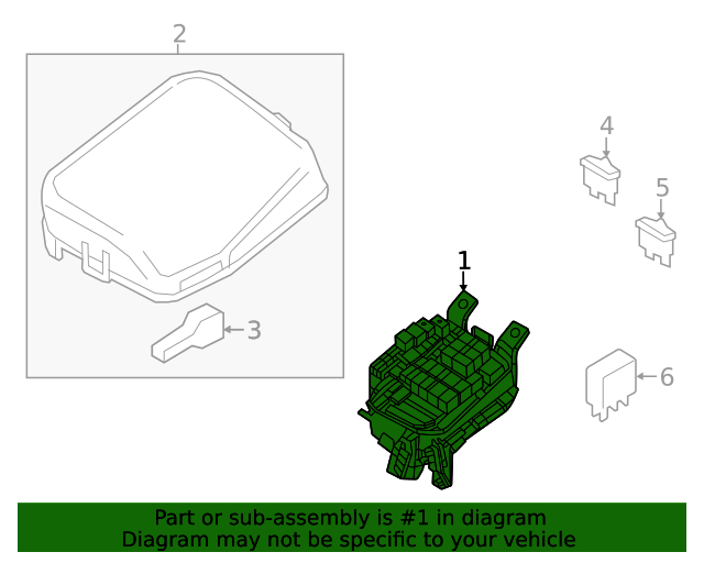 2019-2021 Mazda Fuse & Relay Box BCKA-66-760 | RealMazdaParts.com