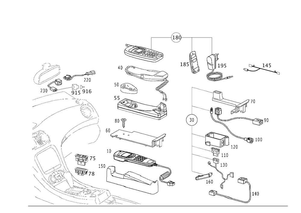 1954-2025 Mercedes-Benz Cover 203-823-02-30 | MB OEM Parts
