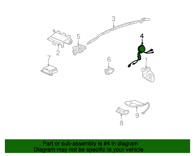 2004-2005 Pontiac Grand Prix Clock Spring 26097600 | GMPartsDirect.com