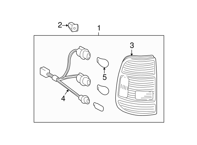 2000-2004 Toyota Tundra Rear Lamp Assembly - DRIVERS SIDE 81560-0C010 ...