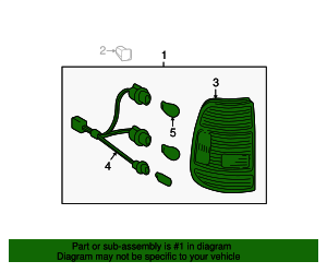 2000-2004 Toyota Tundra Rear Lamp Assembly - DRIVERS SIDE 81560-0C010 ...