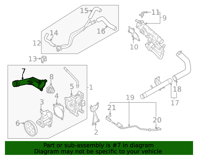 Hyundai - 25631-2T010 - Inlet Pipe - 2021-2024 Genesis | OEM Hyundai ...
