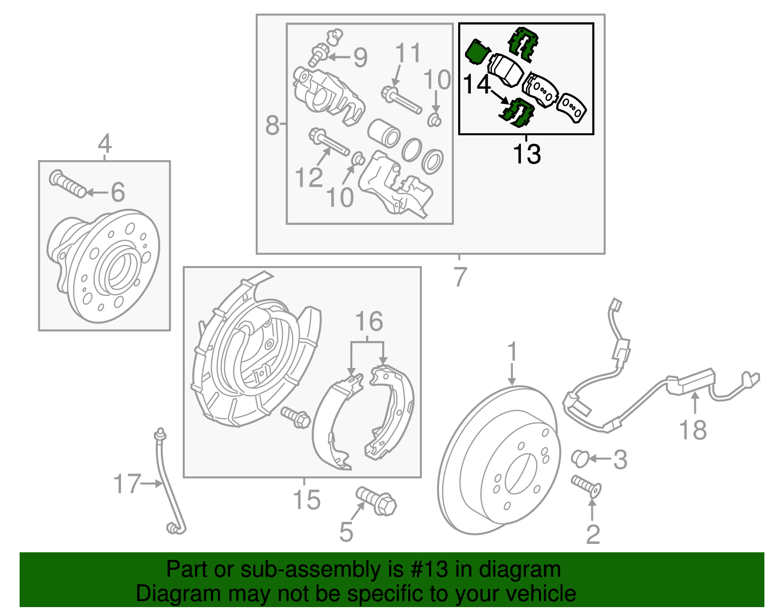 2014-2016 Kia Sportage Brake Pads 58302-2SA10-DS | Retail Performance ...