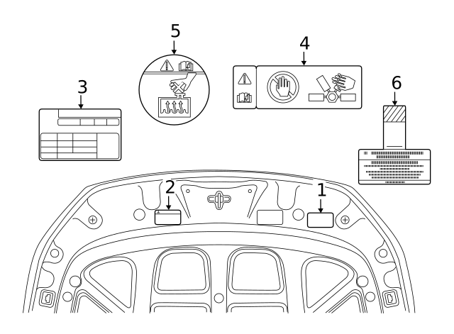 97699-M6200 - A/C System Information Label 2022-2024 Kia Forte | Kia ...