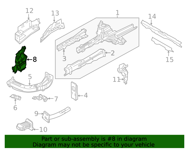 68312364AA - Heat Shield - 2015-2020 Ram ProMaster City | Mopar Parts ...