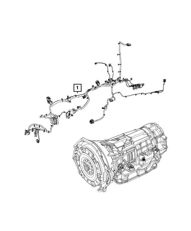 2020 Ram Transmission Wiring 68432813AB | Mopar eStore