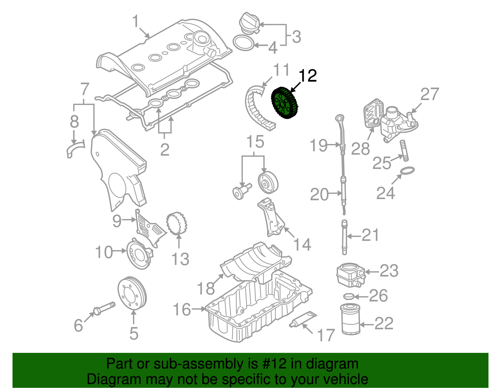 1999-2006 Volkswagen Camshaft Gear 06B-109-111 | OEM VW Parts Haus