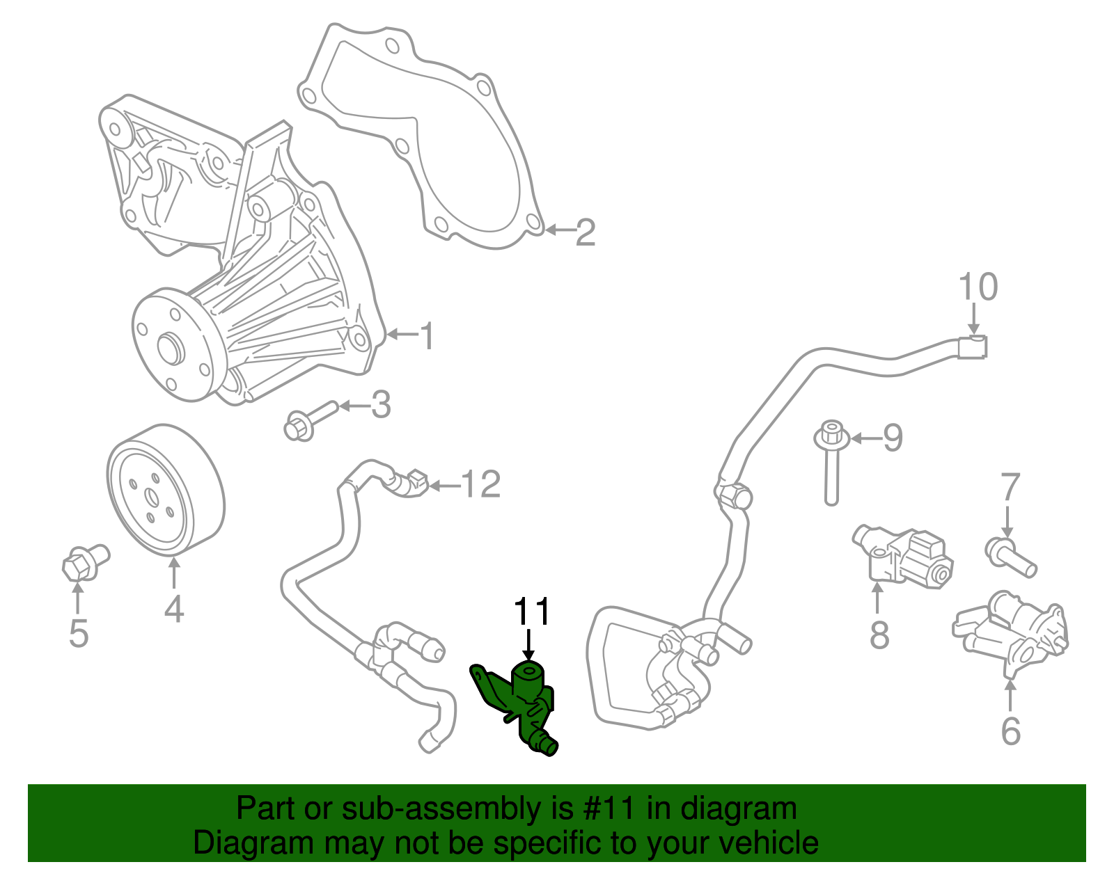 2013-2019 Ford Heater Control Valve CV6Z-18495-D | OEM Parts Online
