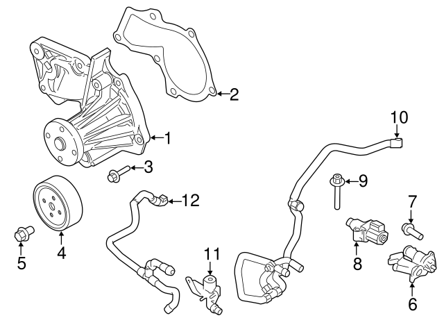 2013-2019 Ford Thermostat Unit BM5Z-8592-C | TascaParts.com