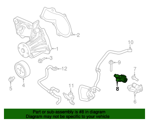 2014-2016 Ford Transit Connect Valve DJ5Z-8592-A | OEM Parts Online