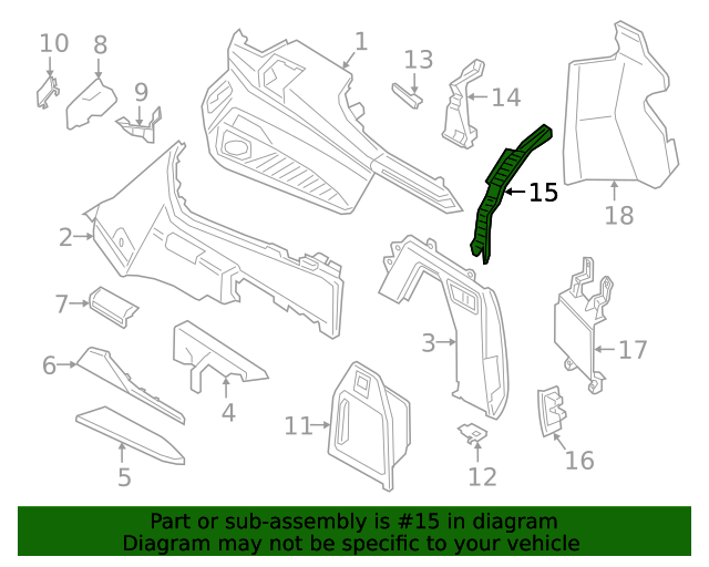 Genuine BMW 51-47-7-941-116 | Rear Reinforced | FREE Shipping on Most ...