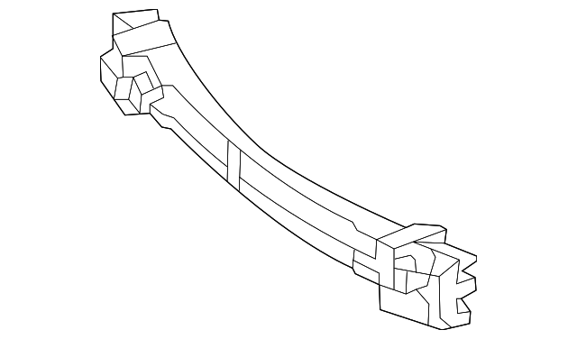 218-885-03-37 - Energy Absorber 2012-2014 Mercedes-Benz | Mercedes-Benz ...