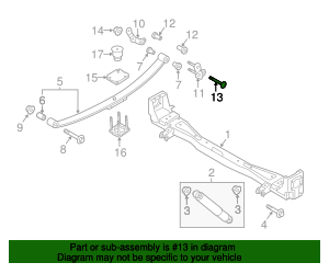 2008-2022 Nissan Engine Cradle Mount Bolt 54459-EN11B | Temecula Nissan ...