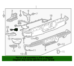 2014-2025 GM Parking Assist Alarm Sensor 23428268 GM | GMPartsDirect.com