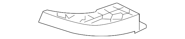 2015-2019 GM Rear Driver Side Bumper Fascia Outer Support 23112265 GM ...