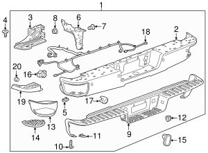 2014-2020 GM Park Sensor Bracket 23276807 | GMPartsNow