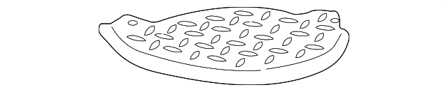 2014-2019 GM Anthracite Driver Side Rear Bumper Step Outer Pad 23108150 ...