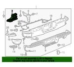 23108148 - OEM GM Bumper Brace | GMPartsCenter.net | GM Parts Center