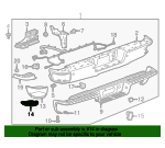 2014-2019 GM Anthracite Passenger Side Rear Bumper Step Outer Pad ...