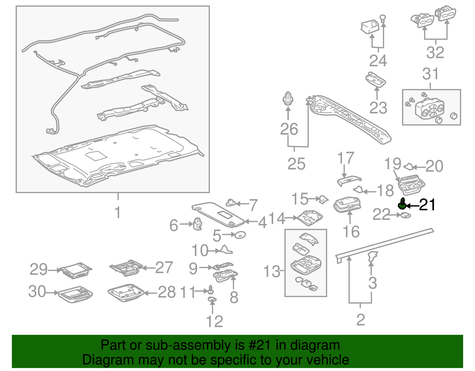 2004-2010 Toyota Sienna Vent Grille Screw 90148-A0002 | Toyota Parts Center