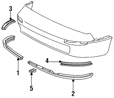 Front Spoiler for 1991 Toyota MR2 | Toyota Parts Center